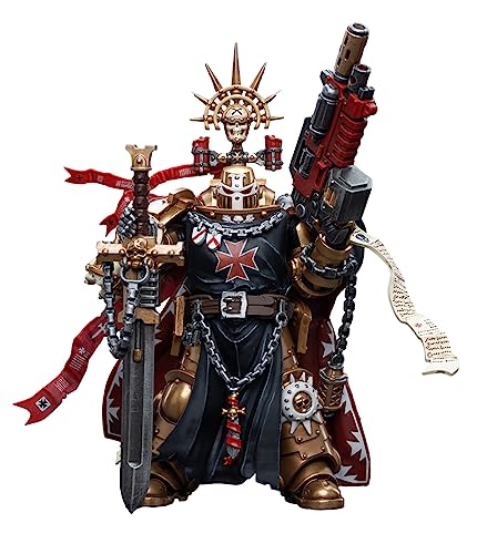 HiPlay JoyToy Warhammer 40K Black Templars High Marshal Helbrecht 1:18 Scale Collectible Action Figure
