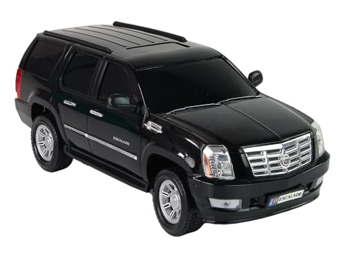 Liberty Imports R/C General Motors Escalade 1:24 Scale Toy Replica Vehicle - Officially Licensed Cadillac Remote Control SUV with 2.4G Full-Function Technology, Working Lights (Black)