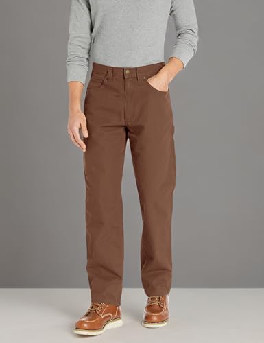 Amazon Essentials Men's Carpenter Pants with Tool Pockets, Brown, 31W x 30L