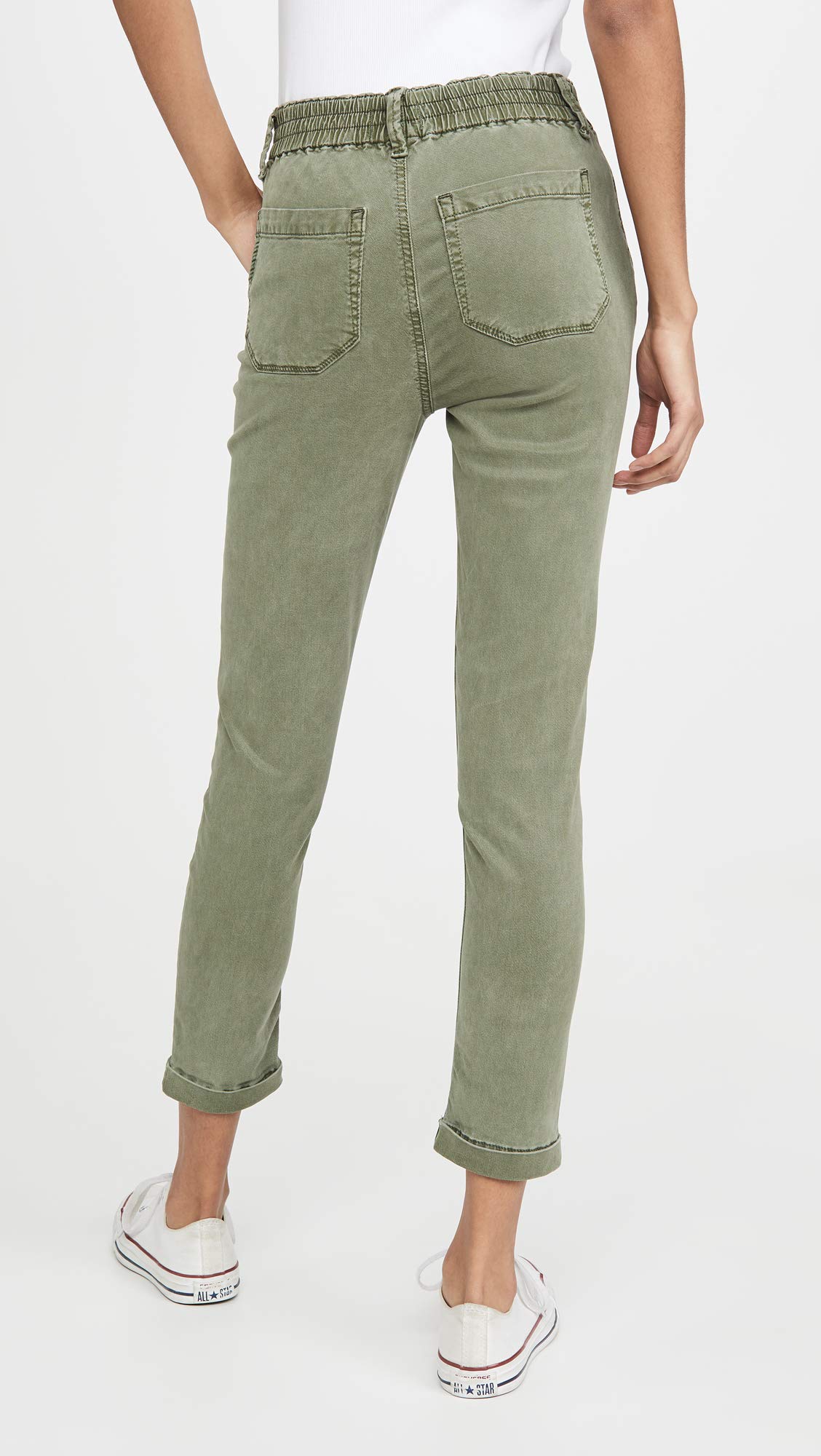 PAIGE Women's Christy Pants, Vintage Coastal Green, 24