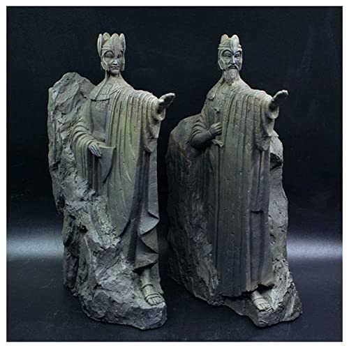 Bookends Book Ends Lord of Rings 25cm Hobbit Resin Decorative Book Stopper Unique Design Heavy Duty Anti-Slip Book Dividers for Shelves for Library School Office Home Study