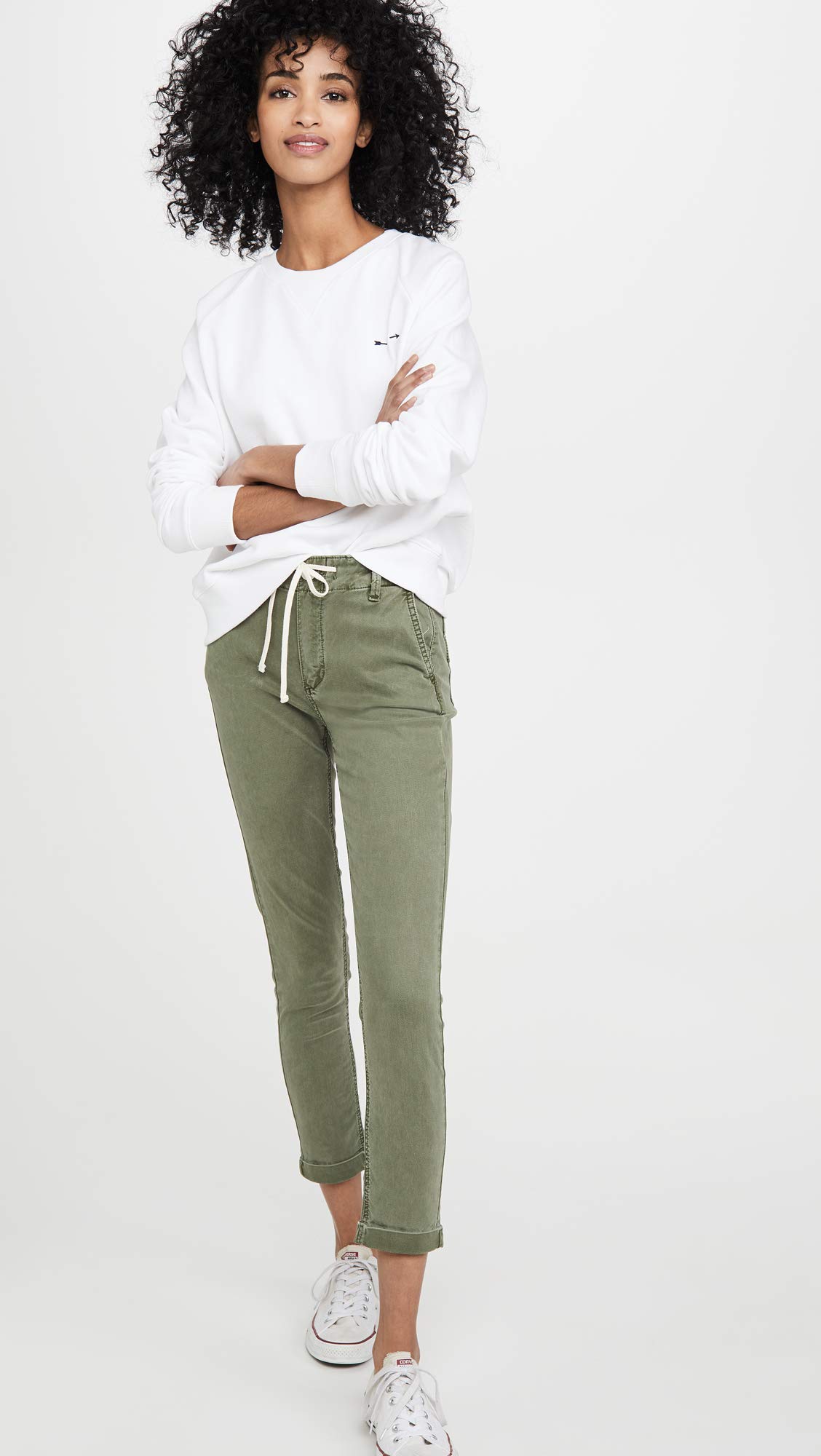 PAIGE Women's Christy Pants, Vintage Coastal Green, 24