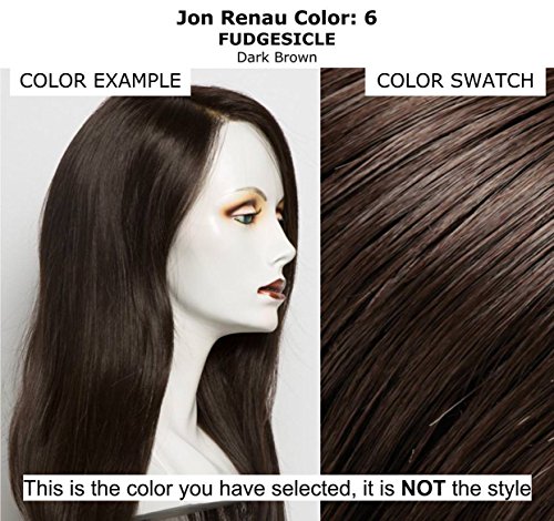 Bundle - 4 items: Zara Large Wig by Jon Renau, Christy's Wigs Q & A Booklet, BeautiMark Synthetic Shampoo & Wide Tooth Comb - Color: 6