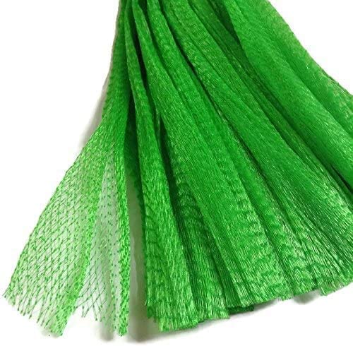 100pcs 15" Green Reusable Nylon Mesh net Produce Grocery Toys Fruits Vegetables Storage Poly Bags