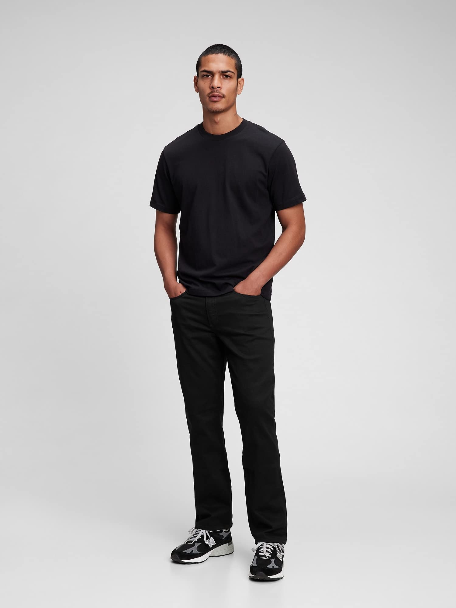 GAP Mens Gapflex Stretch Technology Slim Fit Denim Jeans, True Black, 36W X 32L US
