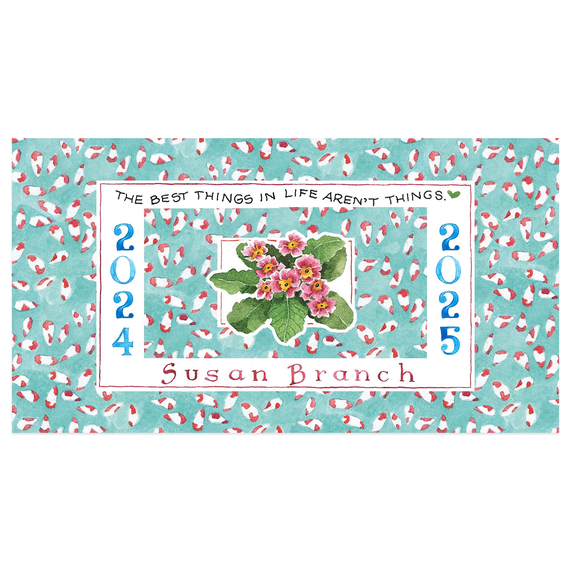 TF PUBLISHING 2024-2025 Susan Branch 2-Year Small Monthly Pocket Planner | 2-Page Large Calendar Grid and Lined Notes Section in Back | Monthly Day Planner for Purse | 3.5" x 6.5"