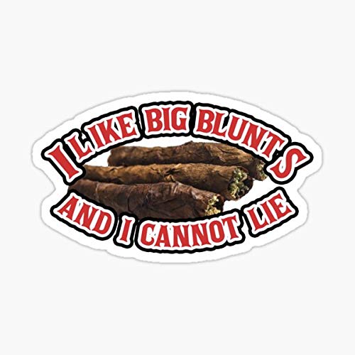 Backwoods Blunt Weed Seal Funny Graphic - Auto, Wall, Laptop, Cell, Truck Sticker for Windows, Cars, Trucks