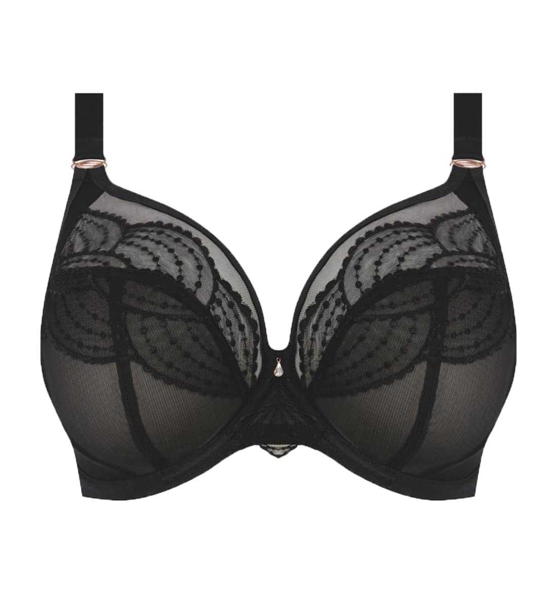 Elomi Women's Priya Underwire Plunge Bra Black