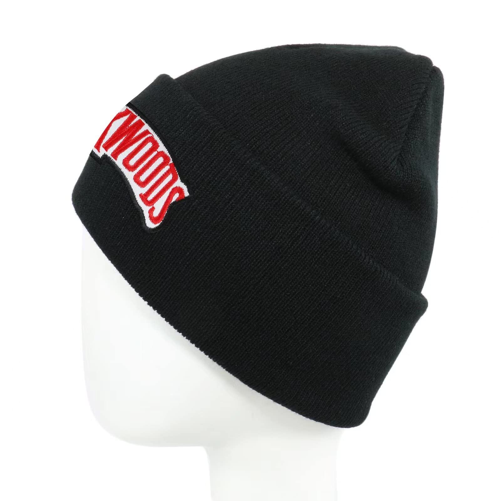 FEIRUIJI Unisex Backwoods Hats Backwoods Beanie Clown Scary Eyes Beanie Hip Hop Hats Knit Hats Winter Hats for Men Women Black