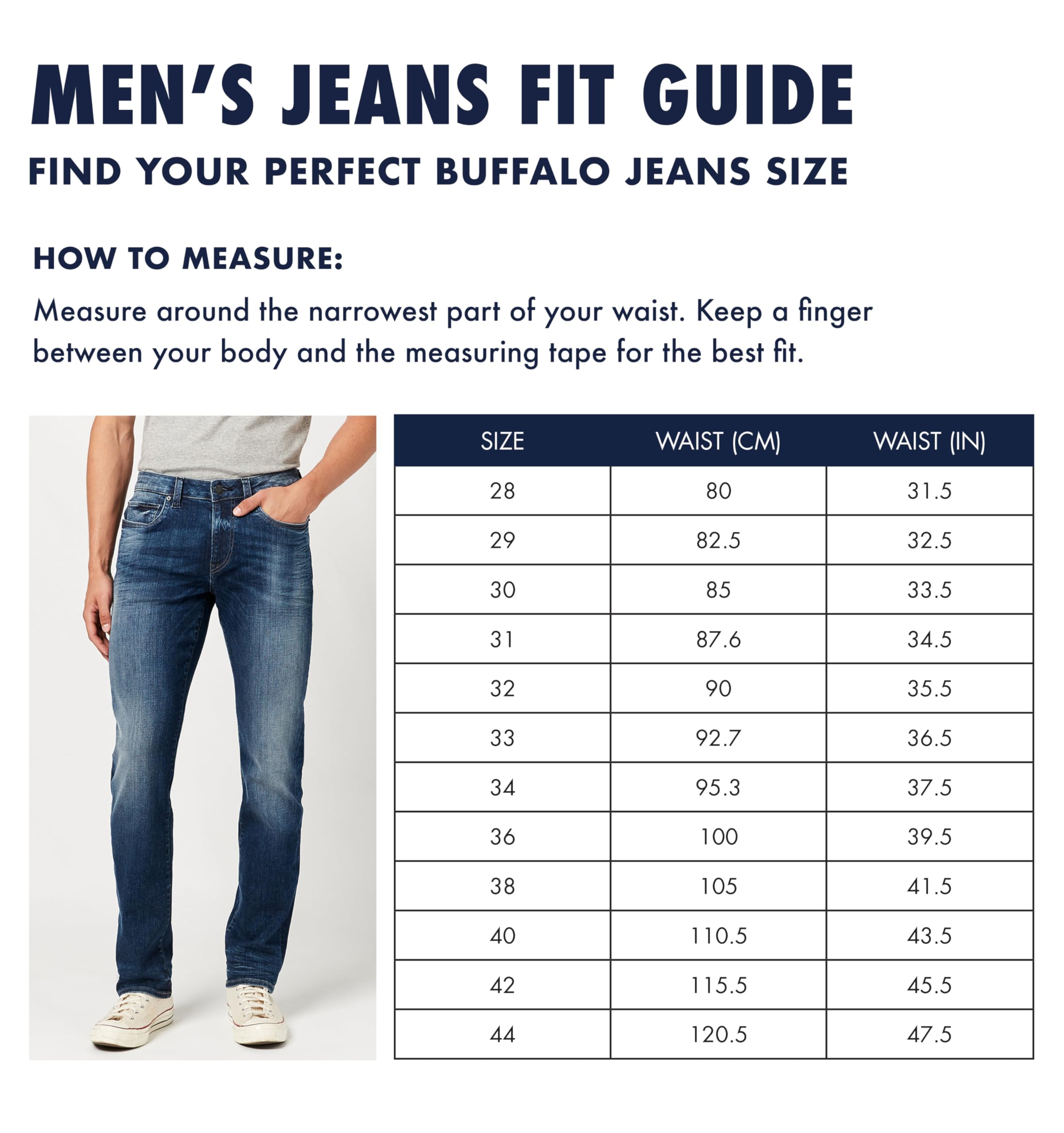 Buffalo David Bitton Men's Relaxed Straight Driven Jeans, Dark Blue Sanded Indigo, 34W x 32L