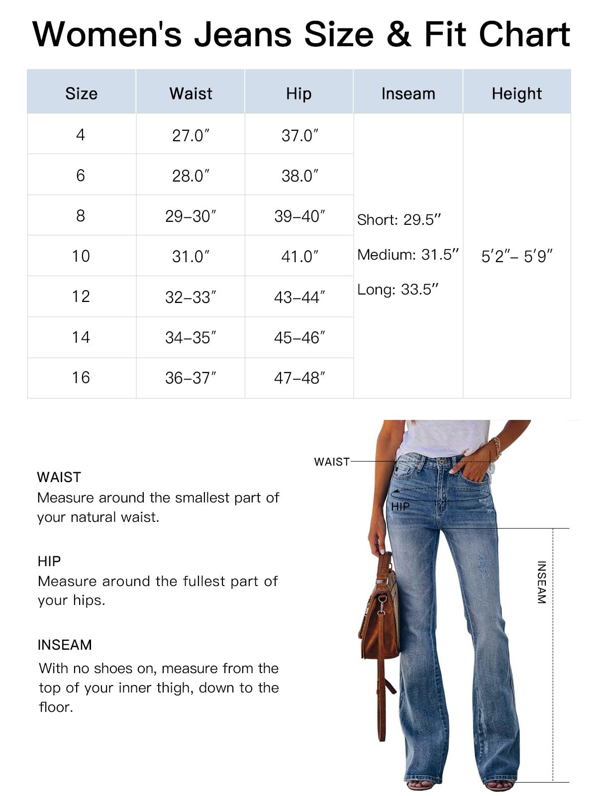 Koinshha Womens High Waisted Jeans Flare Stretch Boyfriend Casual Bootcut Denim Pants Pink