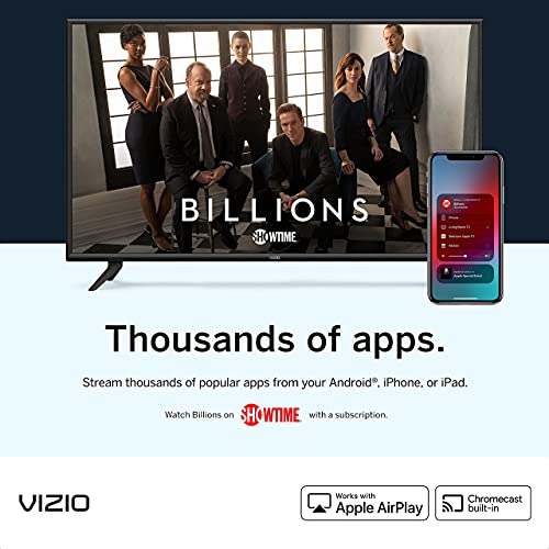 VIZIO 43-Inch V-Series 4K UHD LED HDR Smart TV with Apple AirPlay and Chromecast Built-in, Dolby Vision, HDR10+, HDMI 2.1, Auto Game Mode and Low Latency Gaming, V435-J01, 2021 Model (Renewed)