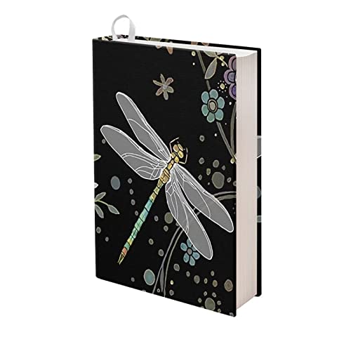 KUIFORTI Novelty Dragonfly Book Covers for Paperback,Book Protector Boys Girls Textbook Notebook Pouch Sleeves 9 * 11 Inch Book Cover Paper Decorative for Home School Office