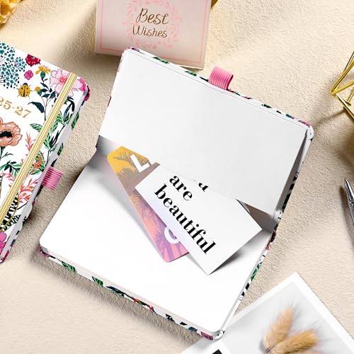 2025-2027 Pocket Planner/Calendar - 3 Year Monthly Planner 2025-2027, Jan 2025 - Dec 2027, 3.8" x 6.3", Small/Purse Planner 36 Months with Pen Holder, Inner Pocket, Elastic Closure and 61 Notes Pages