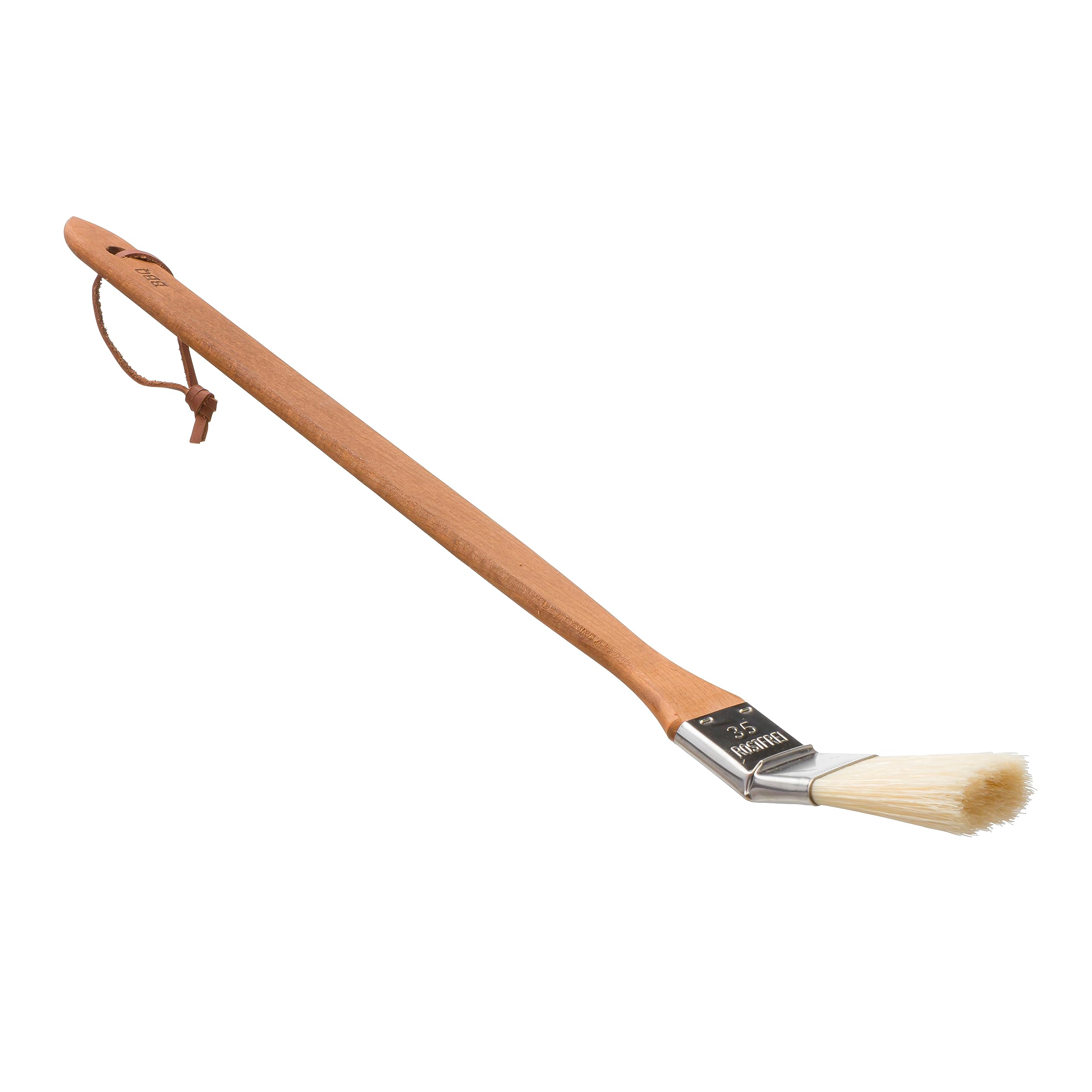 Redecker Beechwood BBQ Brush, Extra-long Basting Brush for Grilling, Baking, and Marinading, Made in Germany