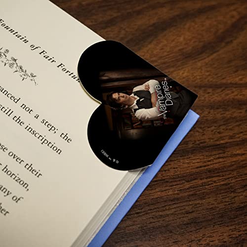 The Vampire Diaries Damon Heart Faux Leather Bookmark - Set of 2