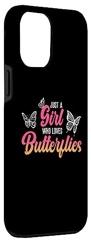iPhone 15 Pro Max Girl Loves Butterflies | Insect | Butterfly Lover Case