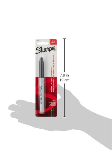 Sharpie Fine Point Permanent Markers, 1 Black Marker (30101PP)