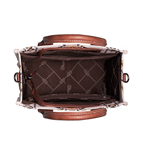 Wrangler Tote Bag for Women Purses Aztec Handbags Western Purses Boho Shoulder Bag ZSY-FBA2-WG2202-8120SCF