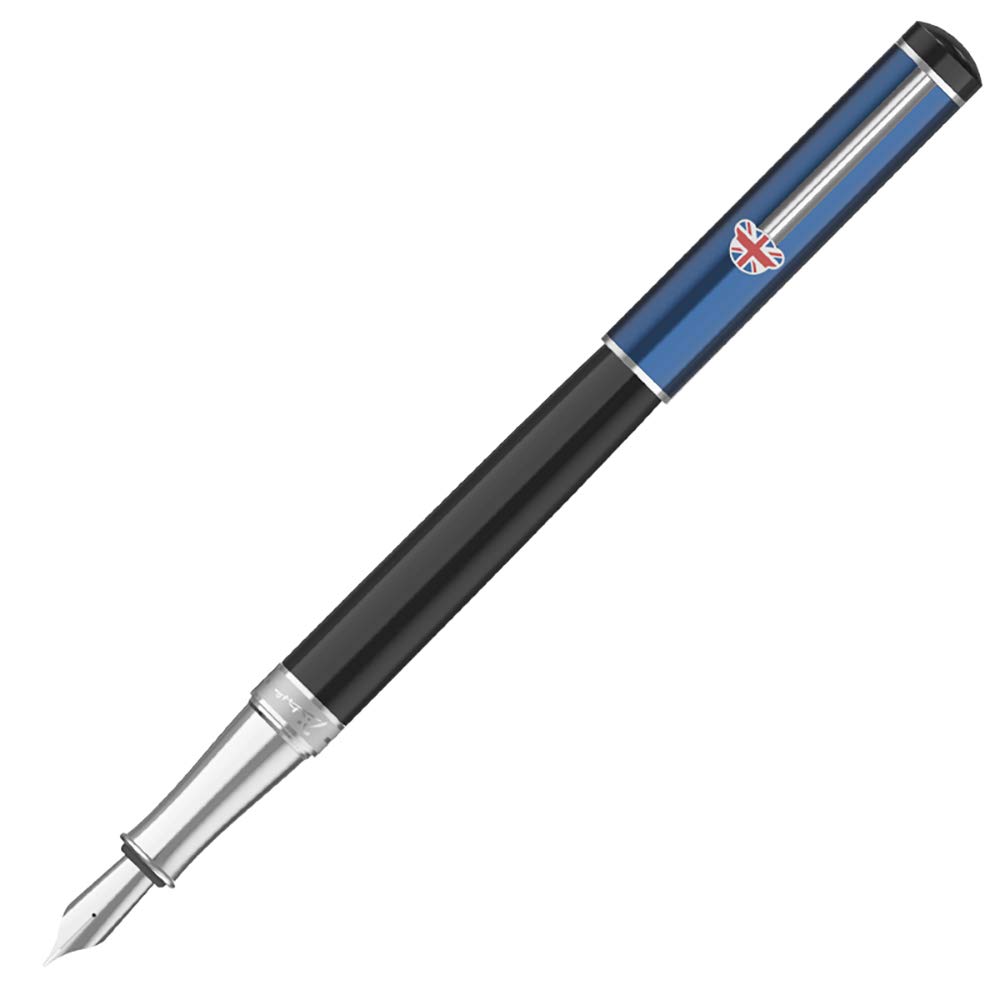 Lanxivi Picasso 921 British Gentleman Fountain Pen Blue Color, Iridium Extra Fine Nib Writing Gift Box Set