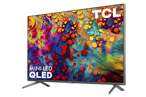 TCL 65-inch 6-Series 4K UHD Dolby Vision HDR QLED Roku Smart TV - 65R635, 2021 Model (Renewed)