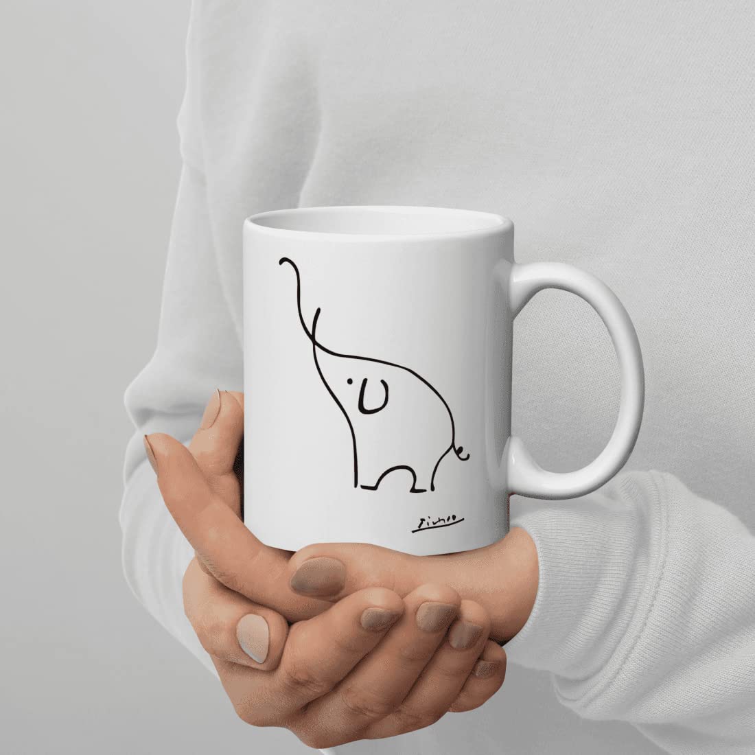 Elephant Sketch Artwork Mug ~ (11oz or 15oz)