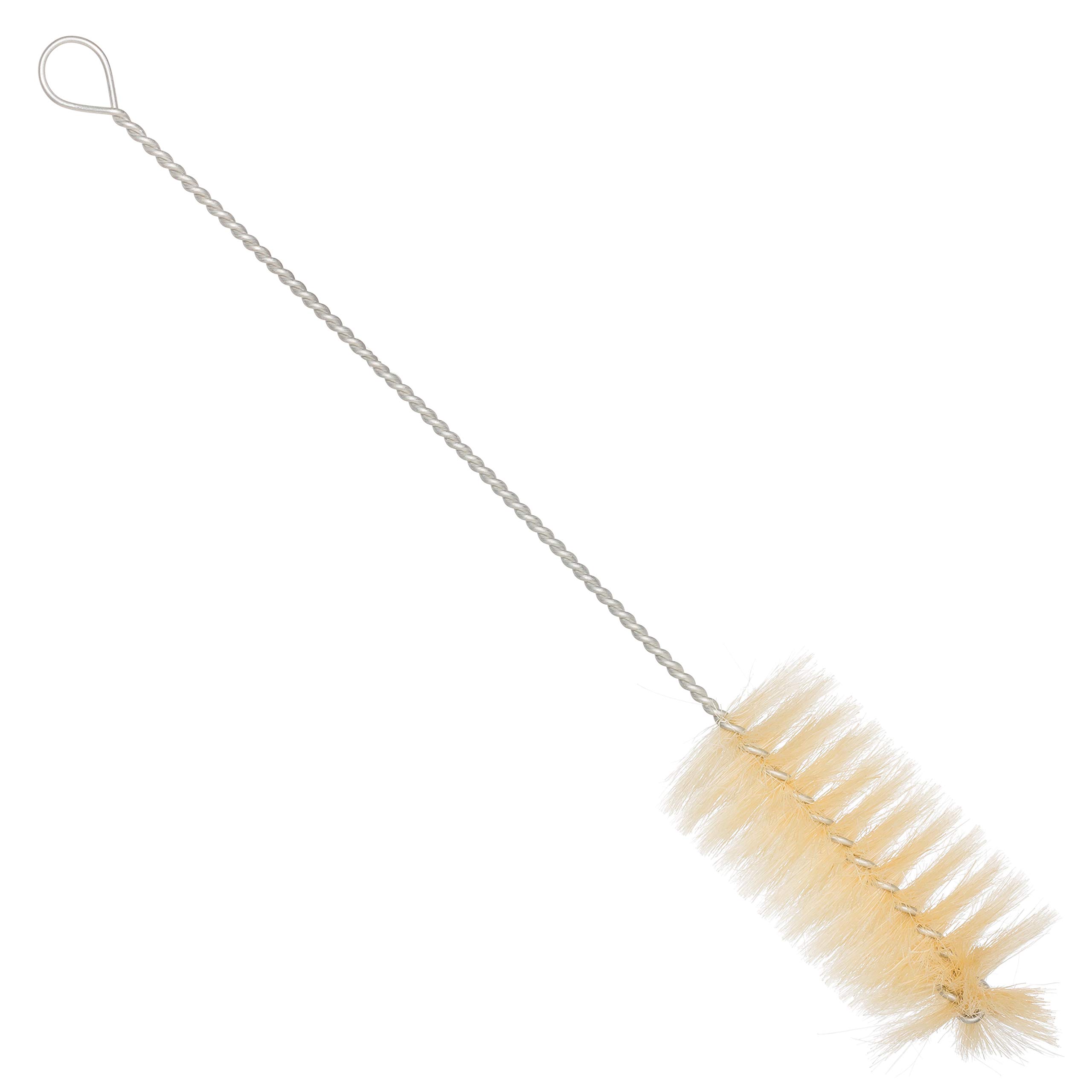 Redecker Pig Bristle Baby Bottle Brush with Flexible Wire Handle, Set of 2, 16-Inches, Made in Germany