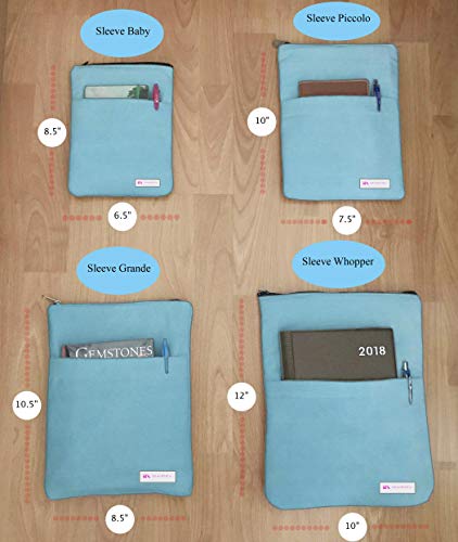 Gingko Book Sleeve - Book Cover for Hardcover and Paperback - Book Lover Gift - Notebooks and Pens Not Included