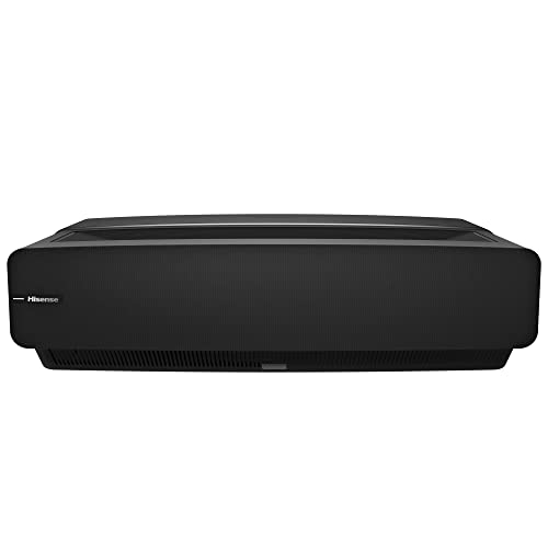 Hisense 100L5G-DLT100B 4K UHD Ultra-Short Throw Laser TV 100" High Gain ALR Screen, 2700 lumens, Compatible with Dolby Atmos, Google Assistant and Chromecast Built-in, Compatible with Alexa