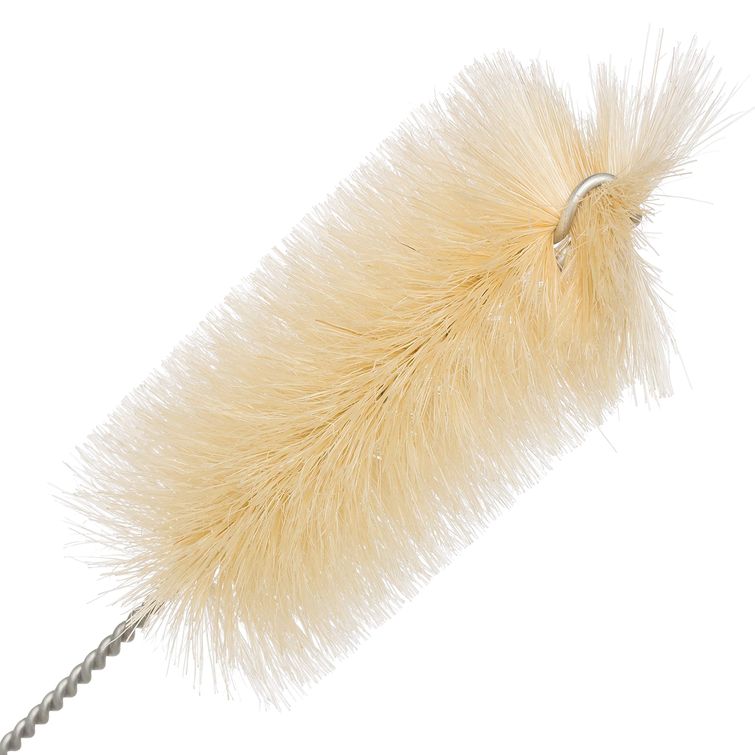 Redecker Pig Bristle Baby Bottle Brush with Flexible Wire Handle, Set of 2, 16-Inches, Made in Germany