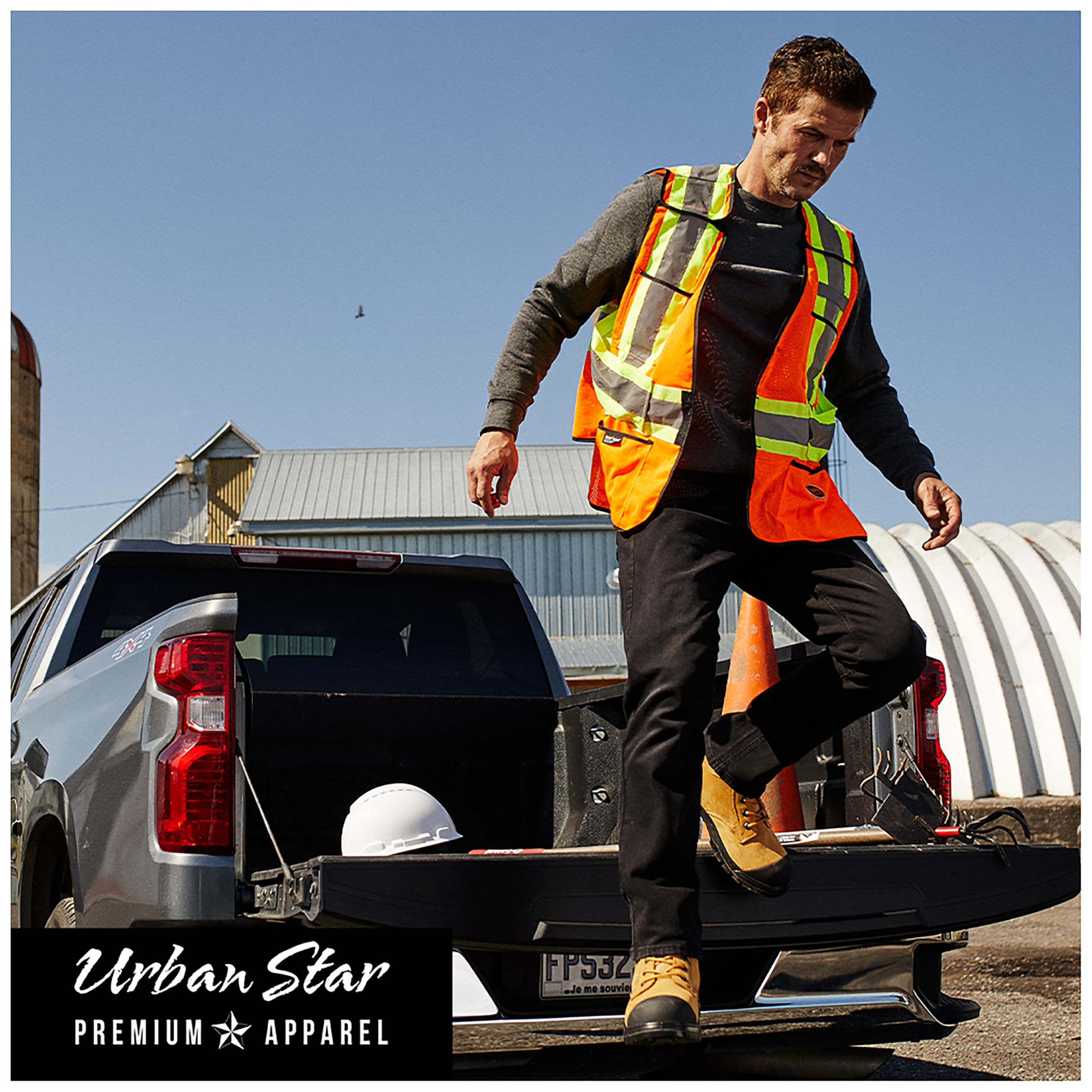 Urban Star Mens Jeans Relaxed Fit β Straight Leg Stretch Jeans for Men β Ultimate Comfort Superflex Pants Black 32W x 30L