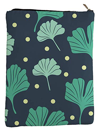 Gingko Book Sleeve - Book Cover for Hardcover and Paperback - Book Lover Gift - Notebooks and Pens Not Included