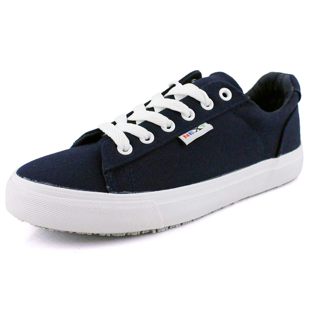 Laforst Next Gen Footwear Women's Christy 3327 Slip Resistant Sneaker, Navy, 9