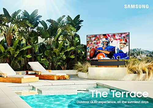 SAMSUNG 65-Inch Class Terrace Full Sun Outdoor QLED 4K Smart TV with Alexa Built-in QN65LST9TAFXZA, 2021 Model (Renewed)