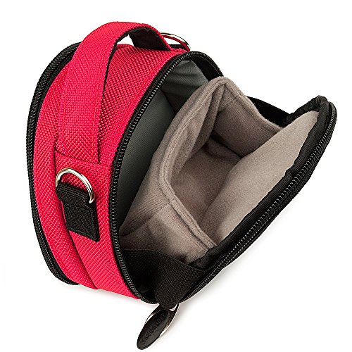 Portable Carrying Case Bag Fit for Miroir Element DLP Projector M55, for Kodak Pocket RODPJS75, for AAXA Pico Lcos Mini Pocket Projector KP 101 01, Pink