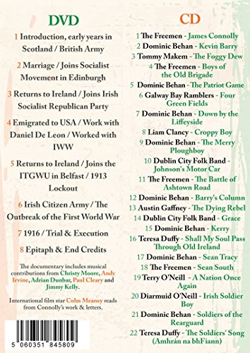 James Connolly Working Class Hero DVD/CD 1916 Easter Rising Christy Moore
