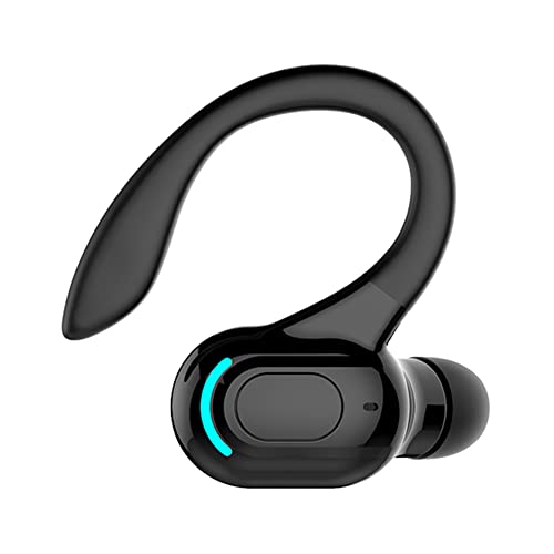 AZURAOKEY Bluetooth Headphones Wireless Earbuds, M-F8 Waterproof Hanging Single Ear Earbuds Bluetooth-Compatible 5.2 Noise Cancelling Sports Wireless Business Headphones Headset