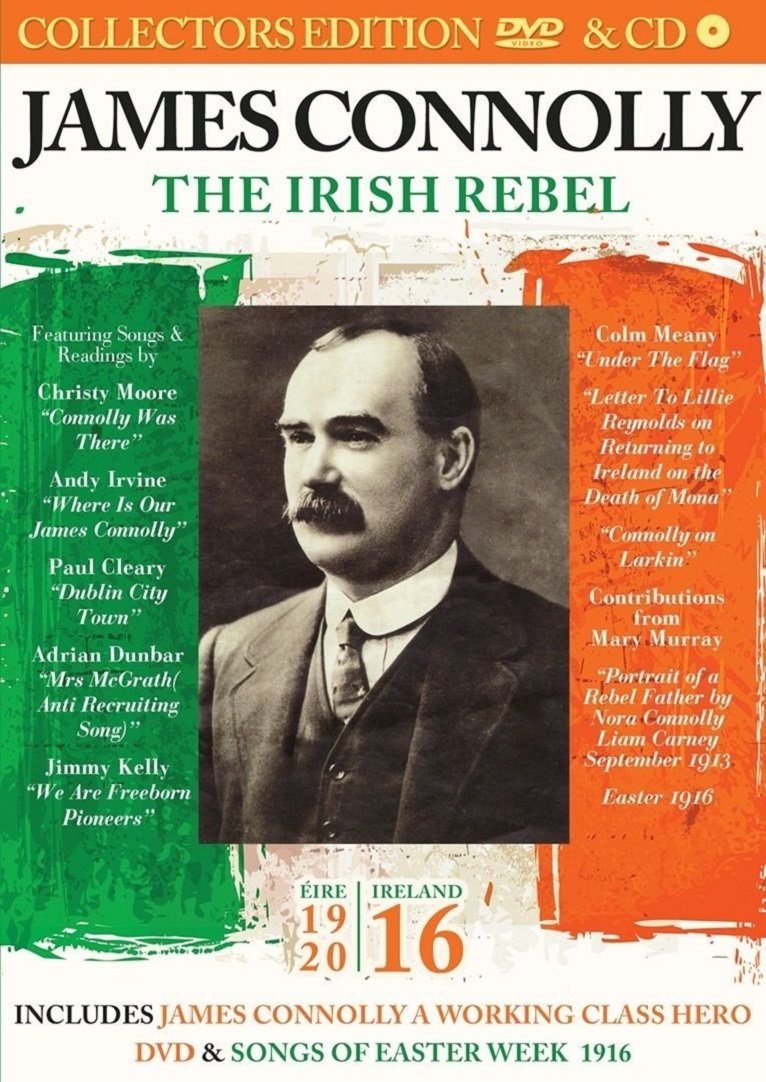 James Connolly Working Class Hero DVD/CD 1916 Easter Rising Christy Moore