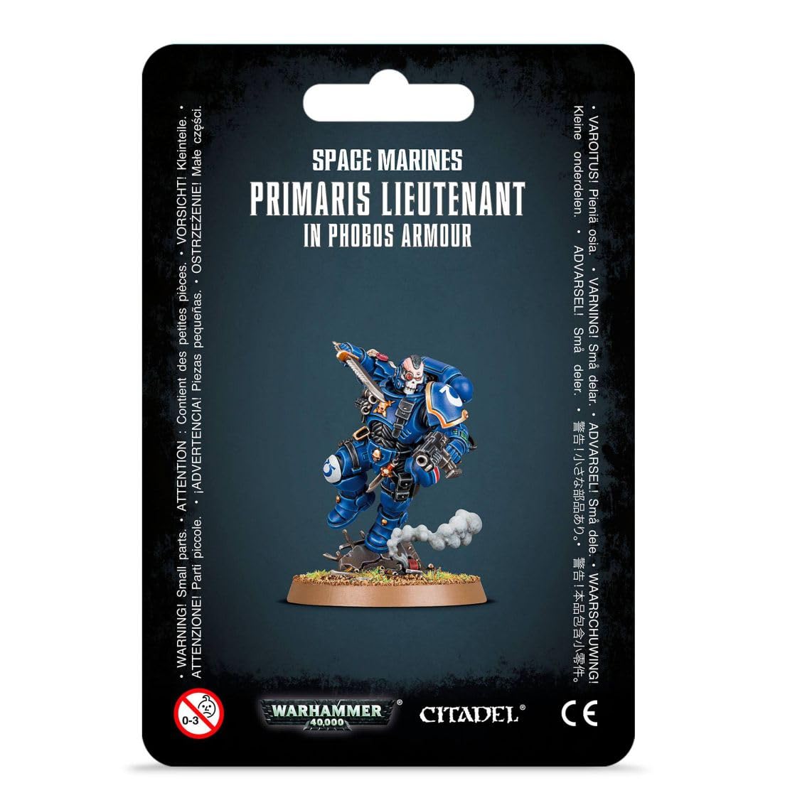 Warhammer 40k: Space Marines Primaris Lieutenant in Reiver Armour 48-64