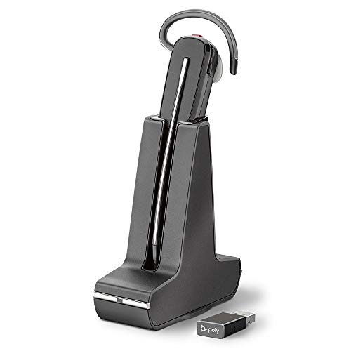 Plantronics Savi 8240 UC, Convertible - Mono - Wireless - DECT 6.0-590.6 ft - 32 Ohm - 20 Hz - 20 kHz - Over-The-Ear, Earbud - Monaural - in-Ear - Noise Cancelling Microphone