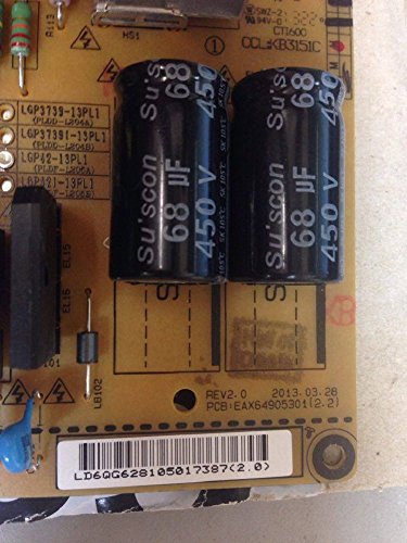 62810501 (EAX64905301) Power Supply Unit Compatible for LG 42LN5300-UB,AUSDLJR, 42LN5300-UB.BUSYLMR