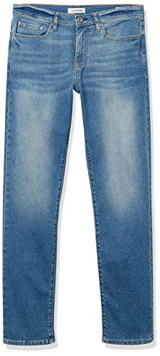 Amazon Essentials Men's Straight-Fit Jean (Previously Goodthreads), Light Blue Broken-in, 33W x 29L