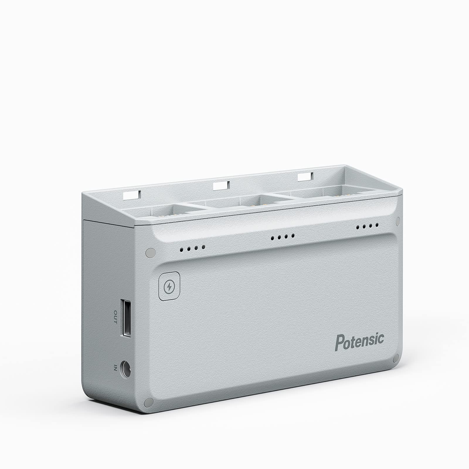 Potensic Parallel Charging Hub and Super Quick Charge Adapter Pack of 1, Battery not Included