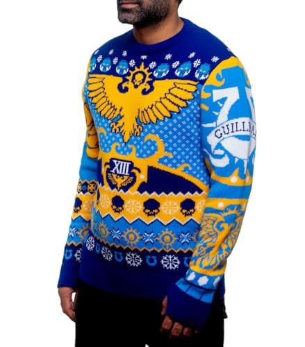 Imperium Ugly Christmas Sweater for Men and Women 40k Gift (L, Large) Multicolored