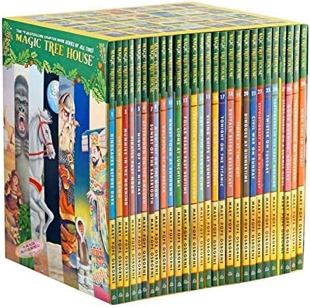 A Library of The Original Collection of Magic Tree House 1-28 Complete Books Set