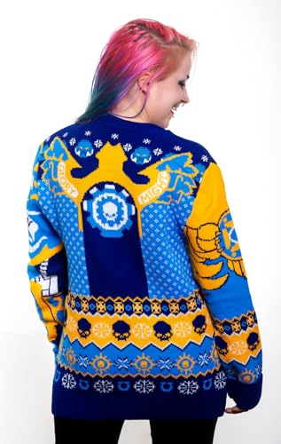 Imperium Ugly Christmas Sweater for Men and Women 40k Gift (L, Large) Multicolored
