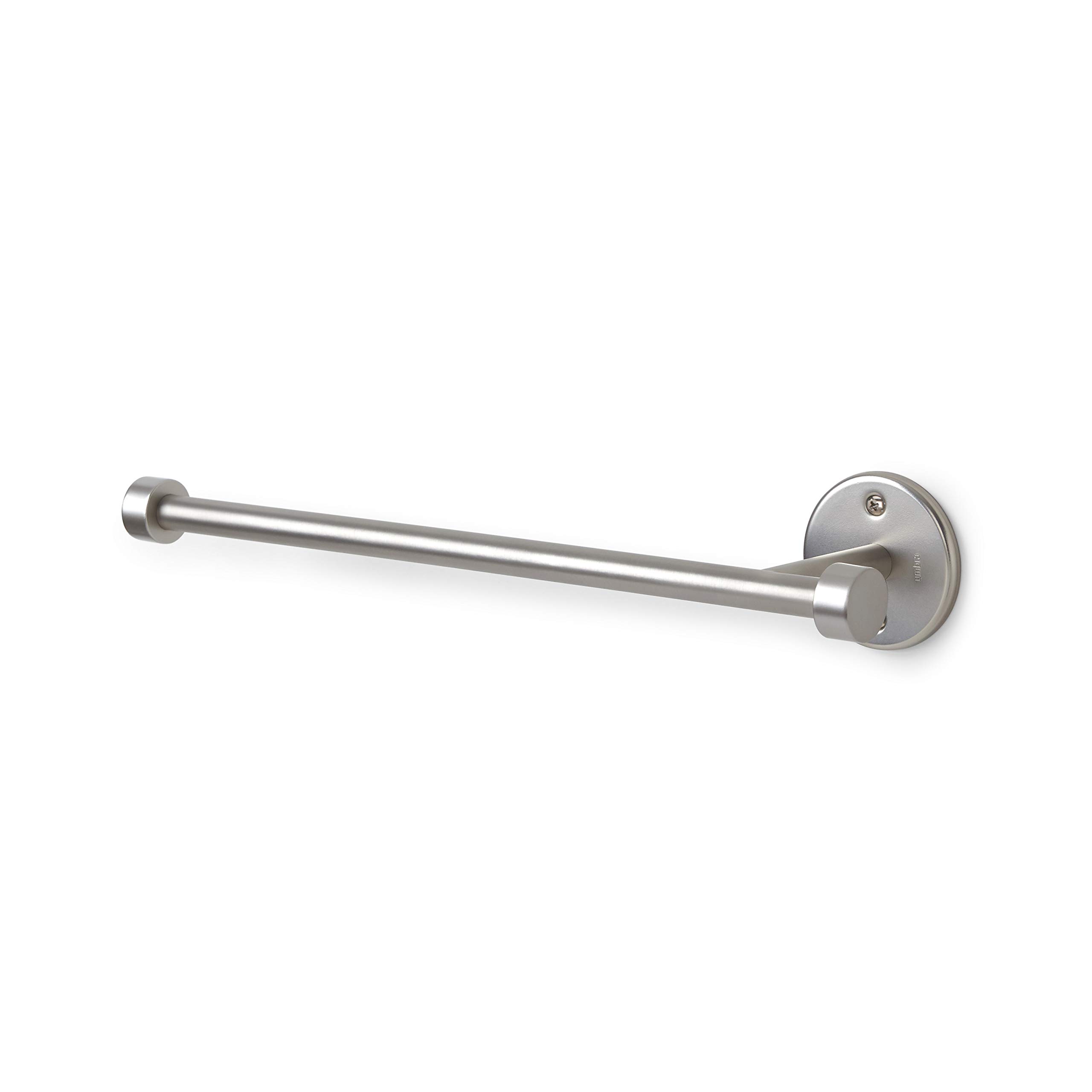 Umbra - 1009237-410 Cappa Paper Towel Holder – Modern Under Cabinet or Wall Mount Dispenser (Horizontal or Vertical), 14"L x 4"W x 2.6"H, Nickel