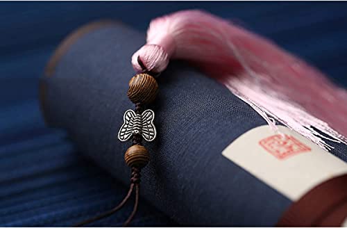 RIOMAN Bookmarks Metal Bookmark Bookmark Sprout Bookmarks Bookmark Small Fresh and Classical Style Bookmark,Bookmark with White Porcelain Pendant, is A Unique Gift (Color : C)
