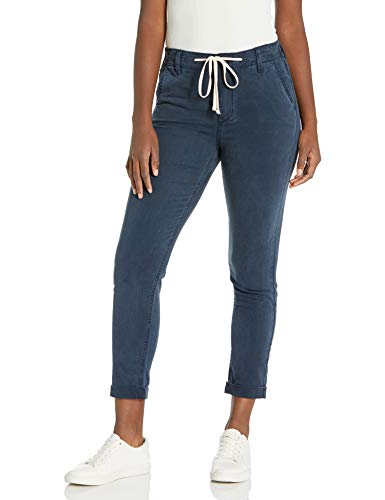 PAIGE Women's Drawstring Cuffed Pant, French Waters, 31