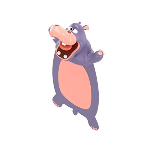 Funny 3D Cartoon Animal Bookmark, 3D Animal Bookmark with Flat Body Gift for Children and Girls (purplr+Pink)